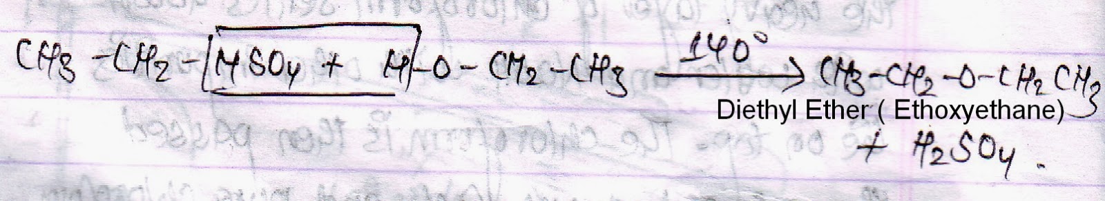 Laboratory Preparation of Diethyl ether (Ethoxyethane)