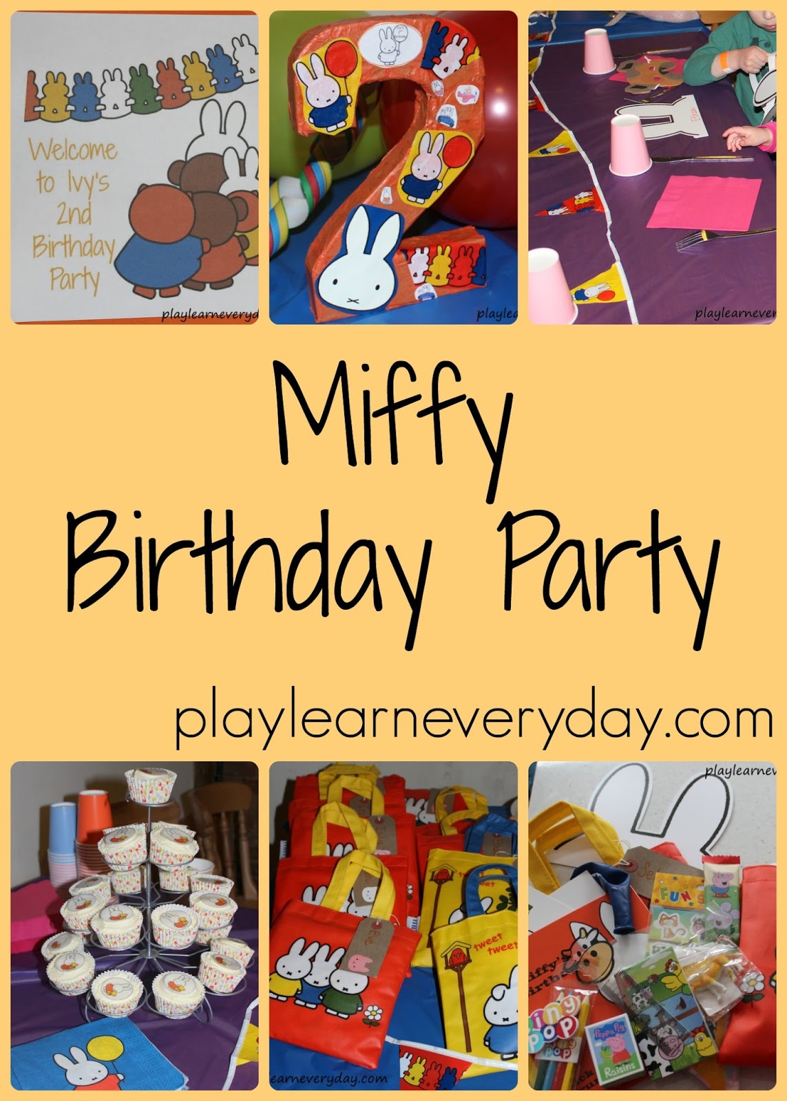 Miffy Birthday Party - Play and Learn Every Day