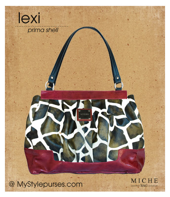 Miche Bags and Shells: Giraffe Print Lexi Prima Shell Miche Purse