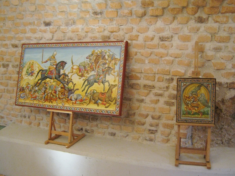 Σκέψεις και ζωγραφική -Τα ακριτικά έπη-: Καλλιτεχνική δραστηριότητα