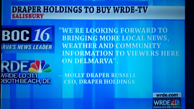 Salisbury News: WRDE Finally Admits They've Been Bought Out, Anchors ...