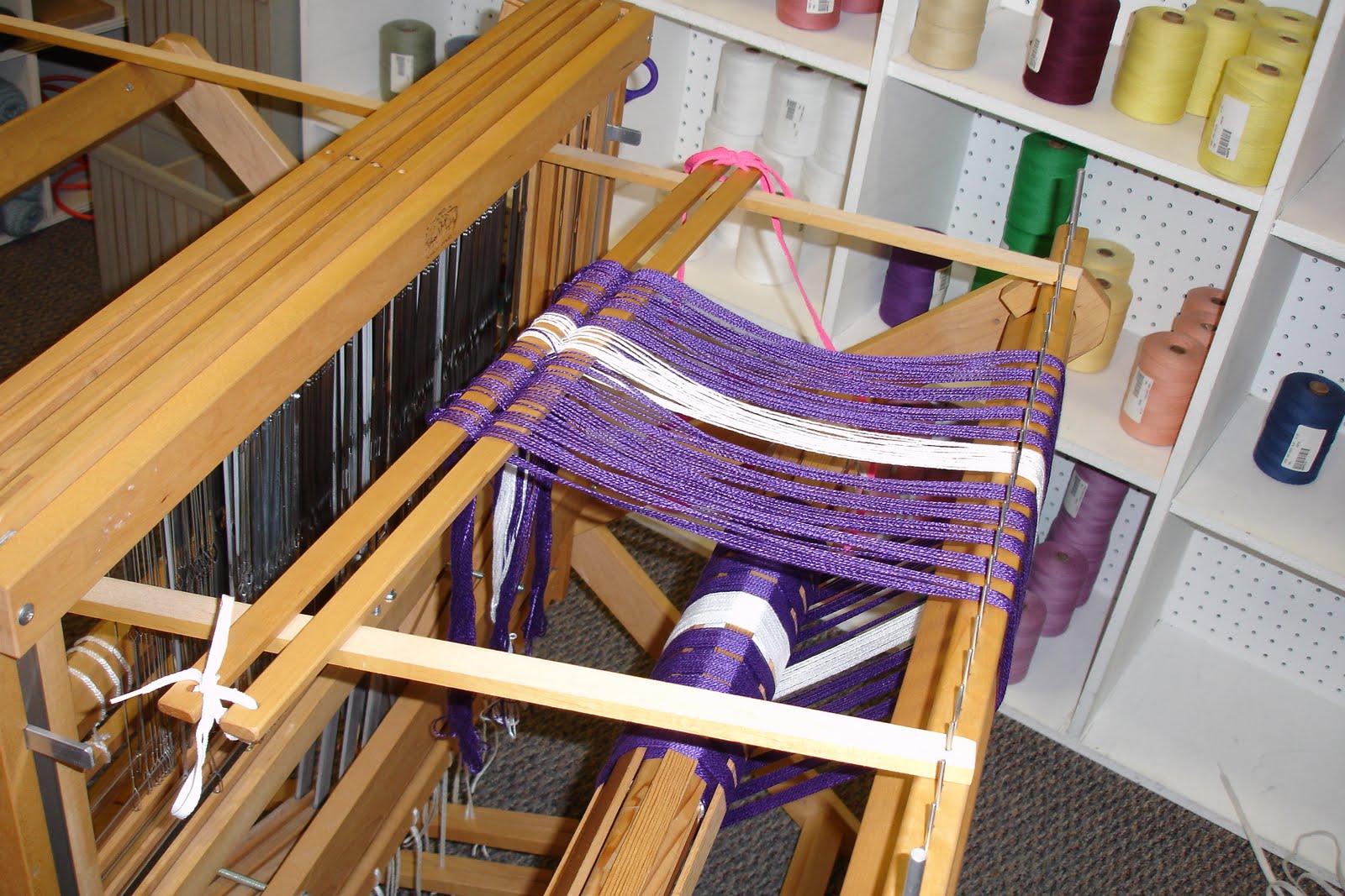 One Planet Yarn and Fiber: Learning to Weave on a Four Harness Loom ...