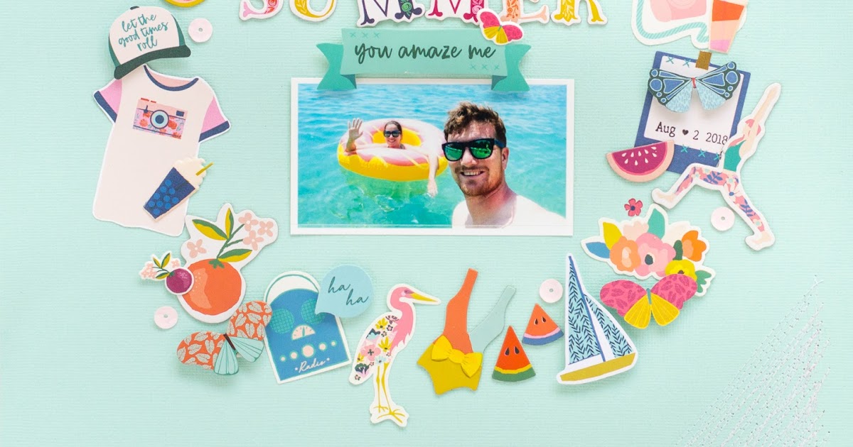 Summer Layout by Flóra Farkas | Paige Taylor Evans