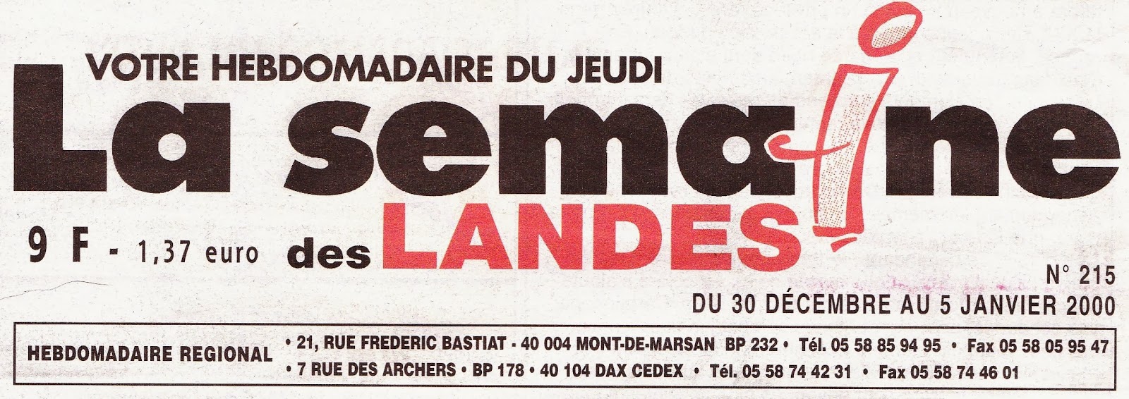 Logos Titres Journaux: janvier 2014