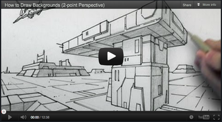 Unico Interaction: How to Draw Backgrounds (2-point Perspective)