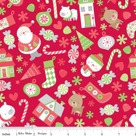Run 'n Stitch: New Fabrics at Christmas Jul