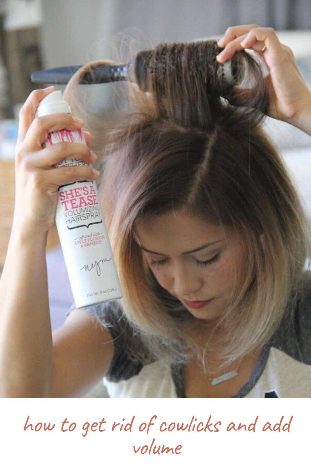 how to get rid of cowlicks and add volume - Pukrol Satwa