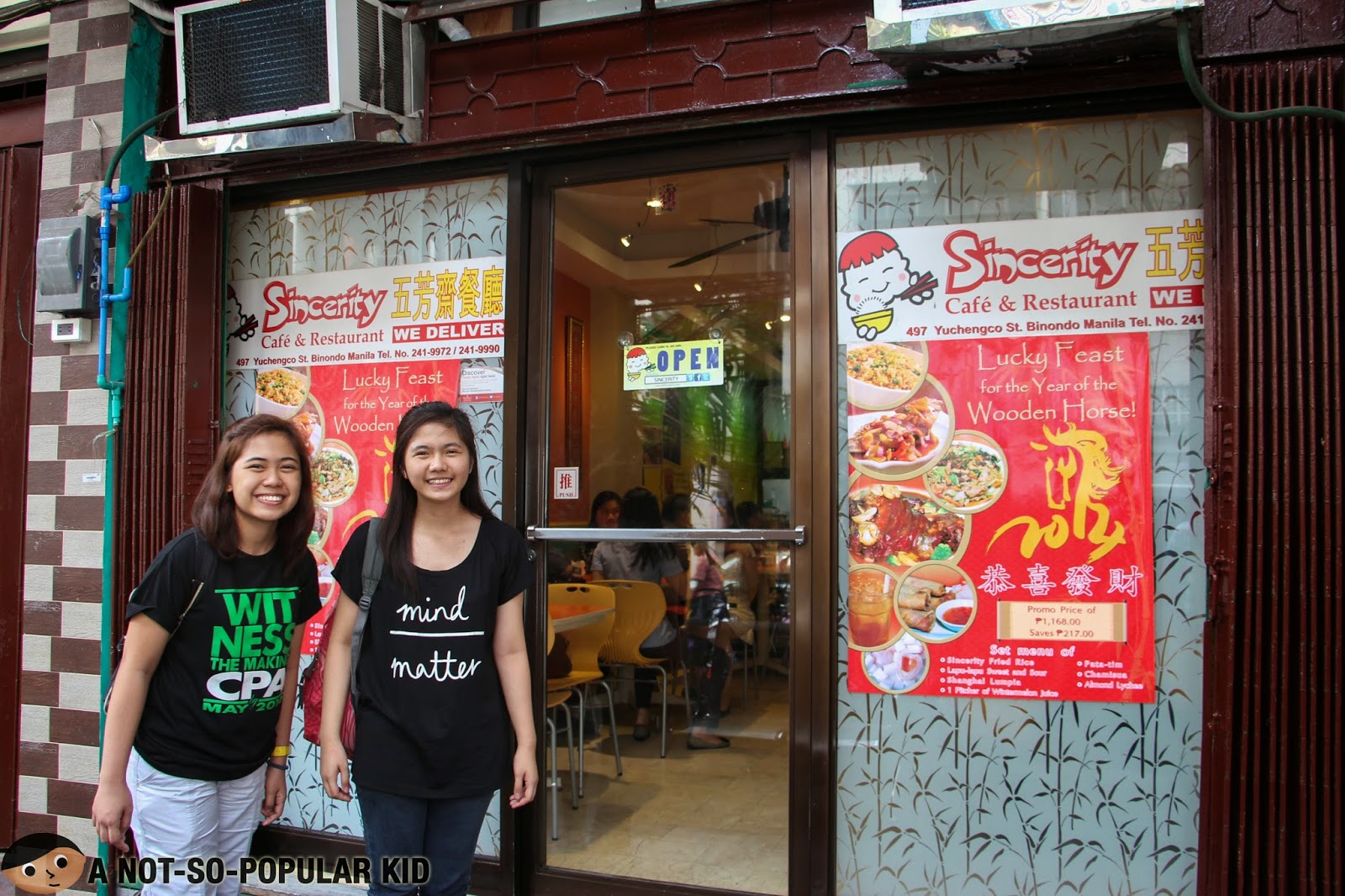 Sincerity Restaurant and Cafe in Binondo, Chinatown of Manila - A Not ...