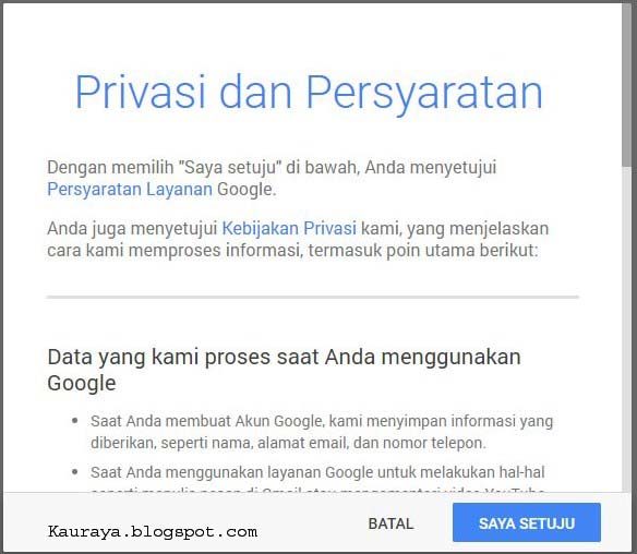 Cara Membuat Email Gmail Baru Lengkap Dengan Gambar | kauraya