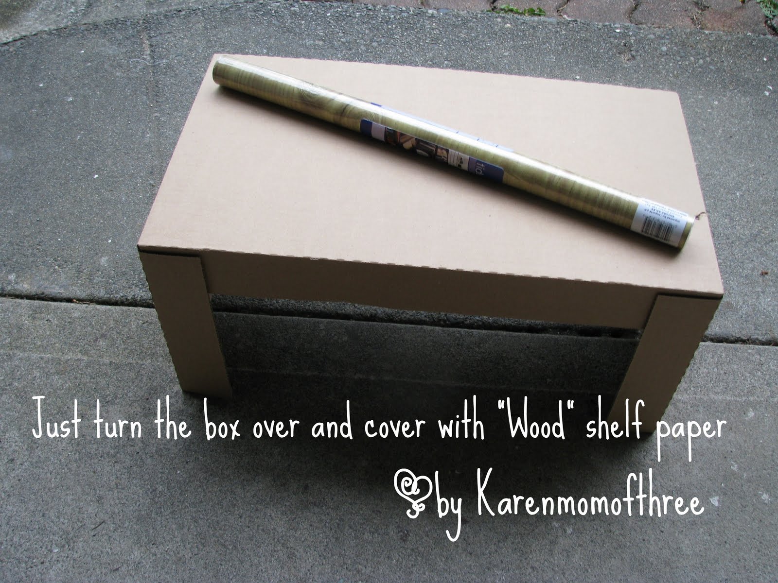 Karen Mom of Three's Craft Blog: Need a doll table? Make one like I did!