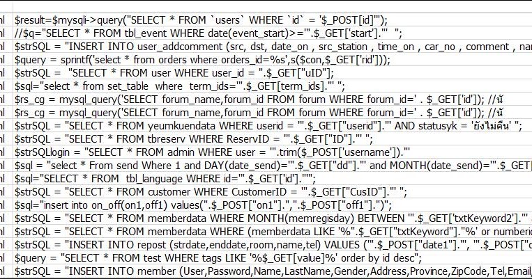 Icheer No0m Sql Injection Vulnerabilities In Thaicreate Php Questions