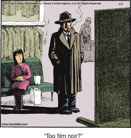 Mystery Fanfare: Cartoon of the Day: Noir