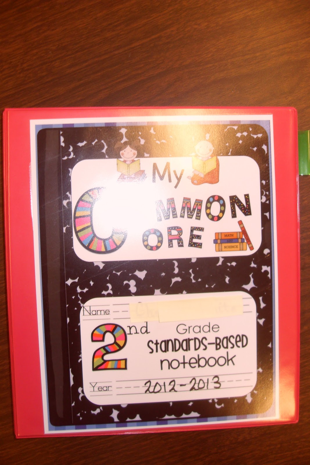 Sassy in Second: Week One...My Common Core Notebooks!