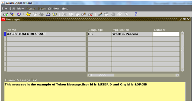 Oracle Apps Tutorials How To Use Message In Oracle Apps