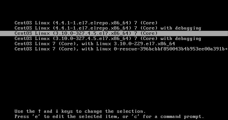 How to change default kernel in grub