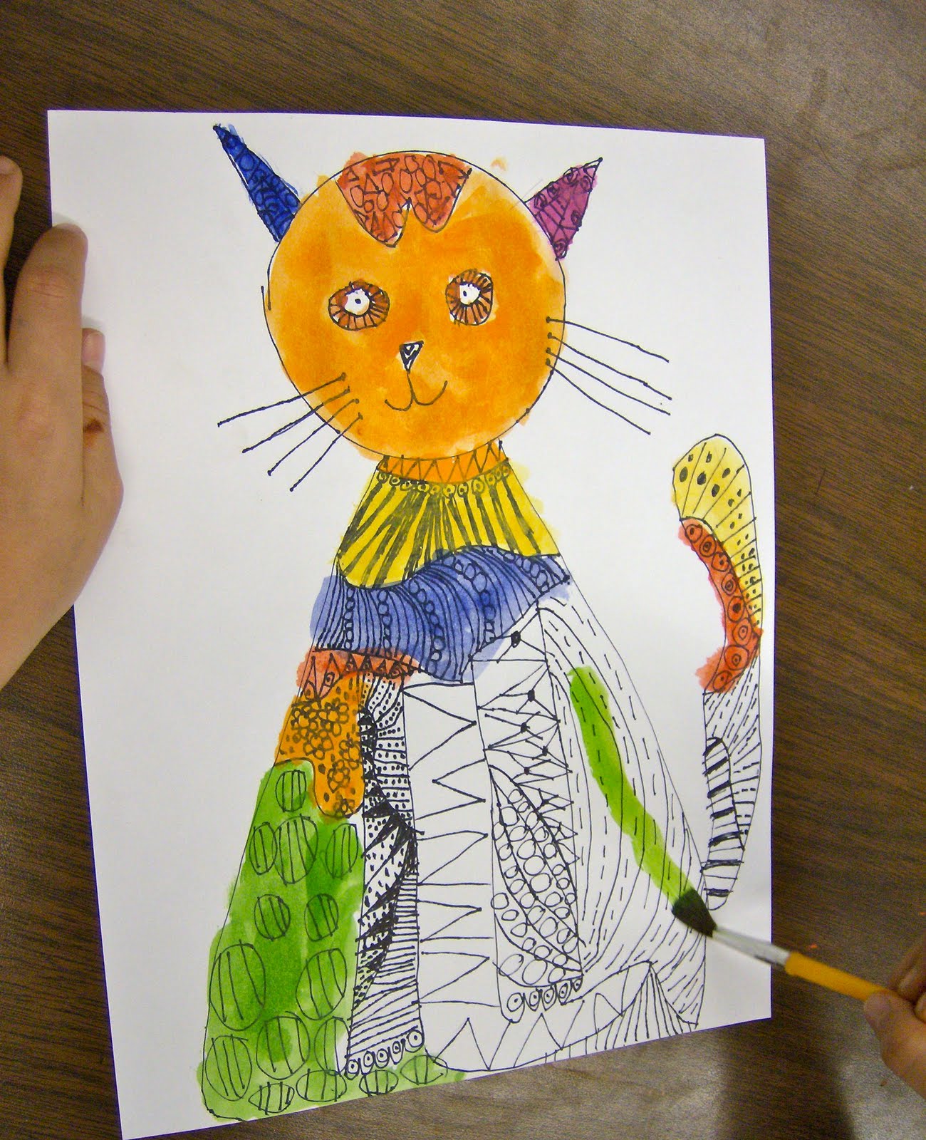 Zilker Elementary Art Class: 2nd Grade Pattern Animals