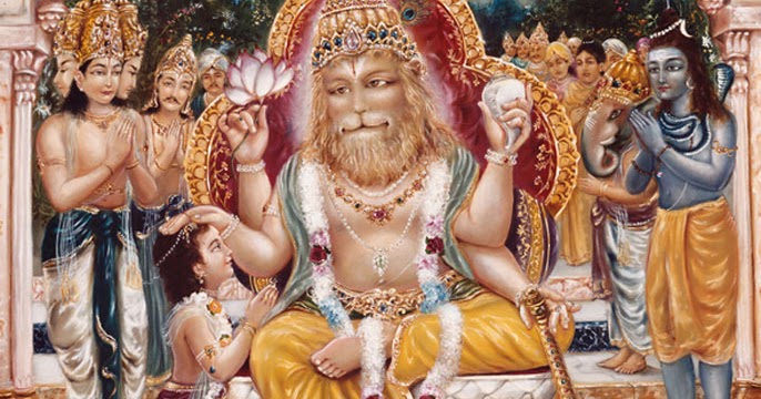 Narasimha and Prahlada - Bhagwat Stuti