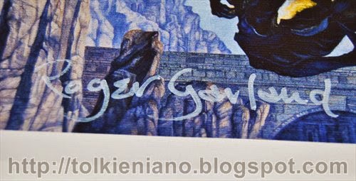 Tolkien collection: "Sauron Defeated", Artist Proof di Roger Garland