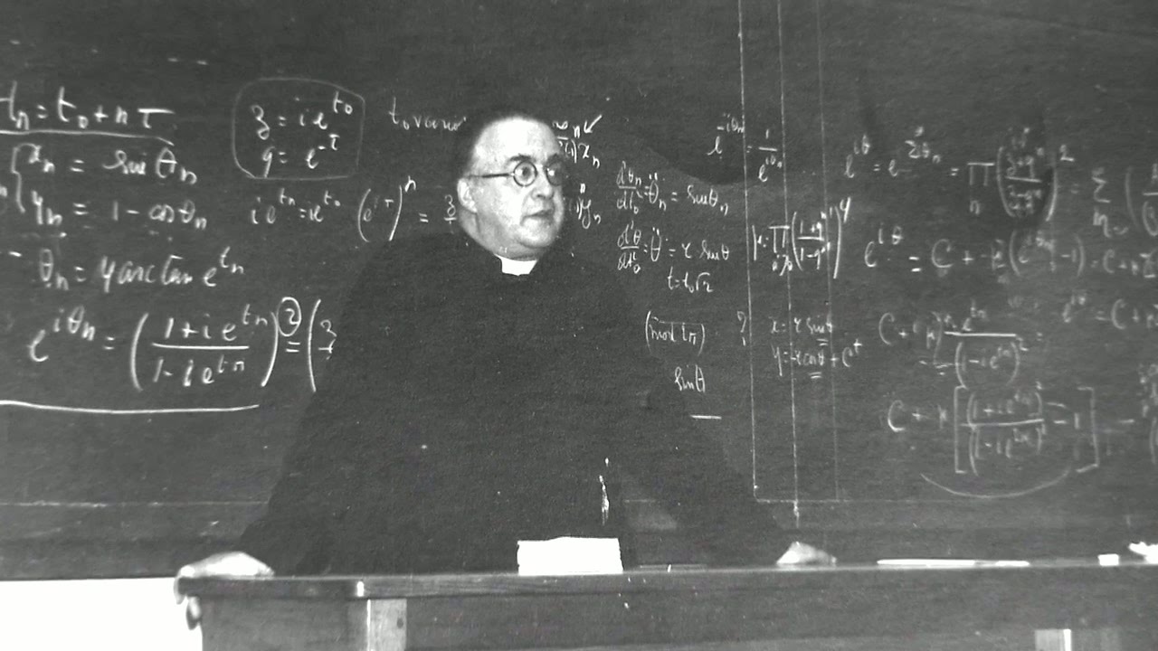 The man behind the big bang theory is a Belgian priest