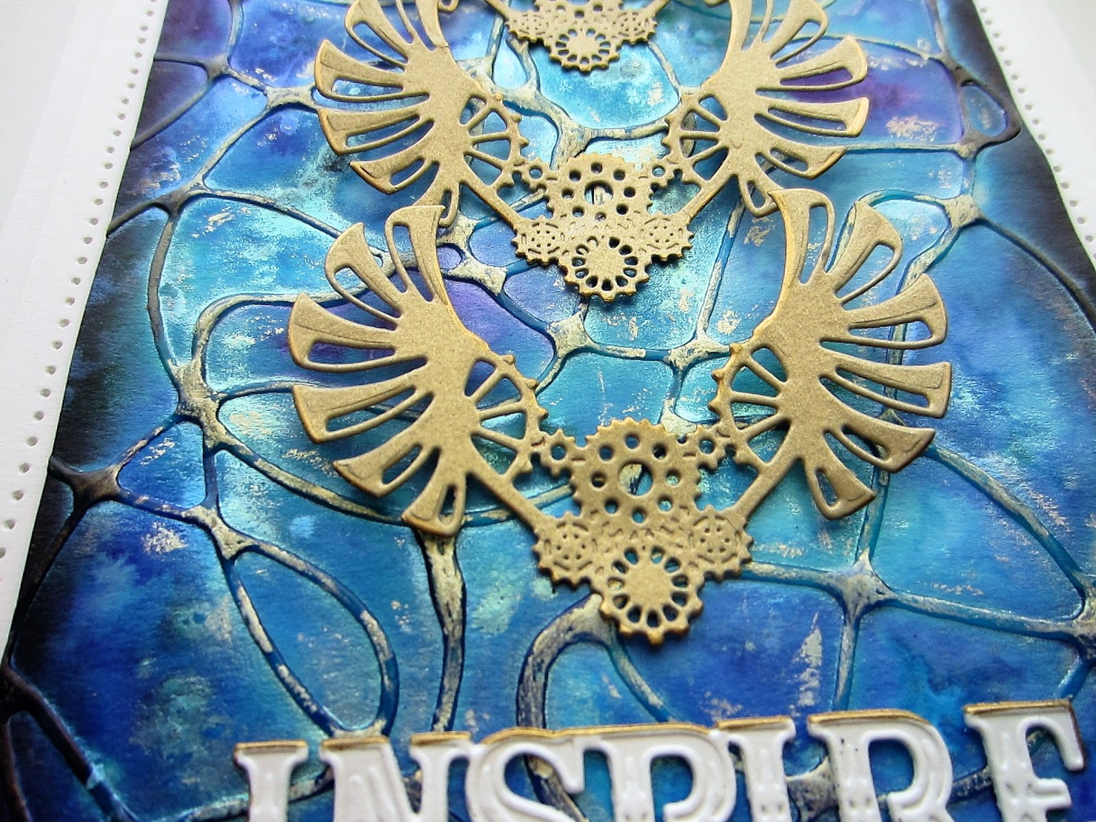 PartiCraft (Participate In Craft): Scribbled Glue Card