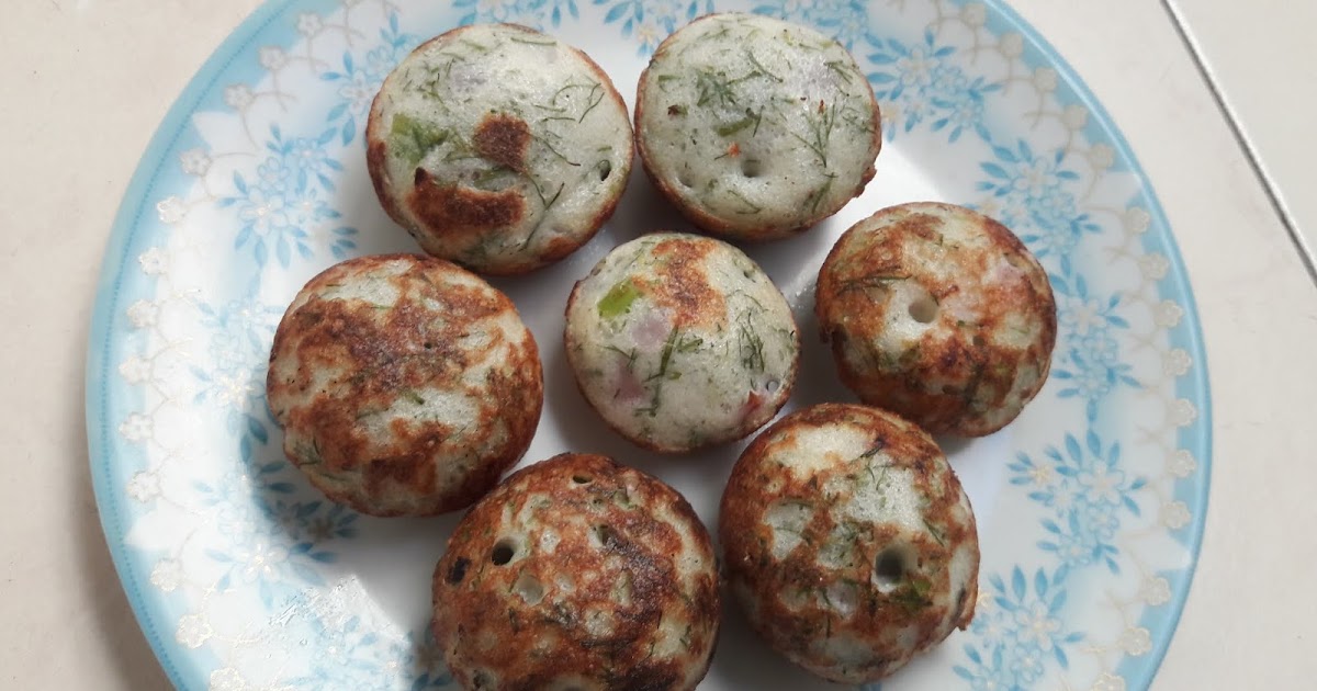 Paddu with Dill leaves
