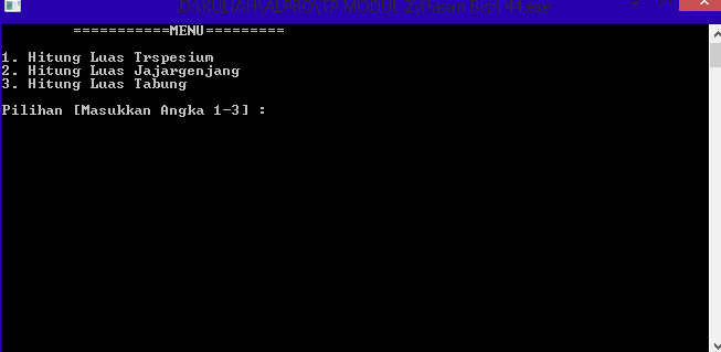 blog: Program Hitung Luas Tabung, Trapesium dan Jajar Genjang ...