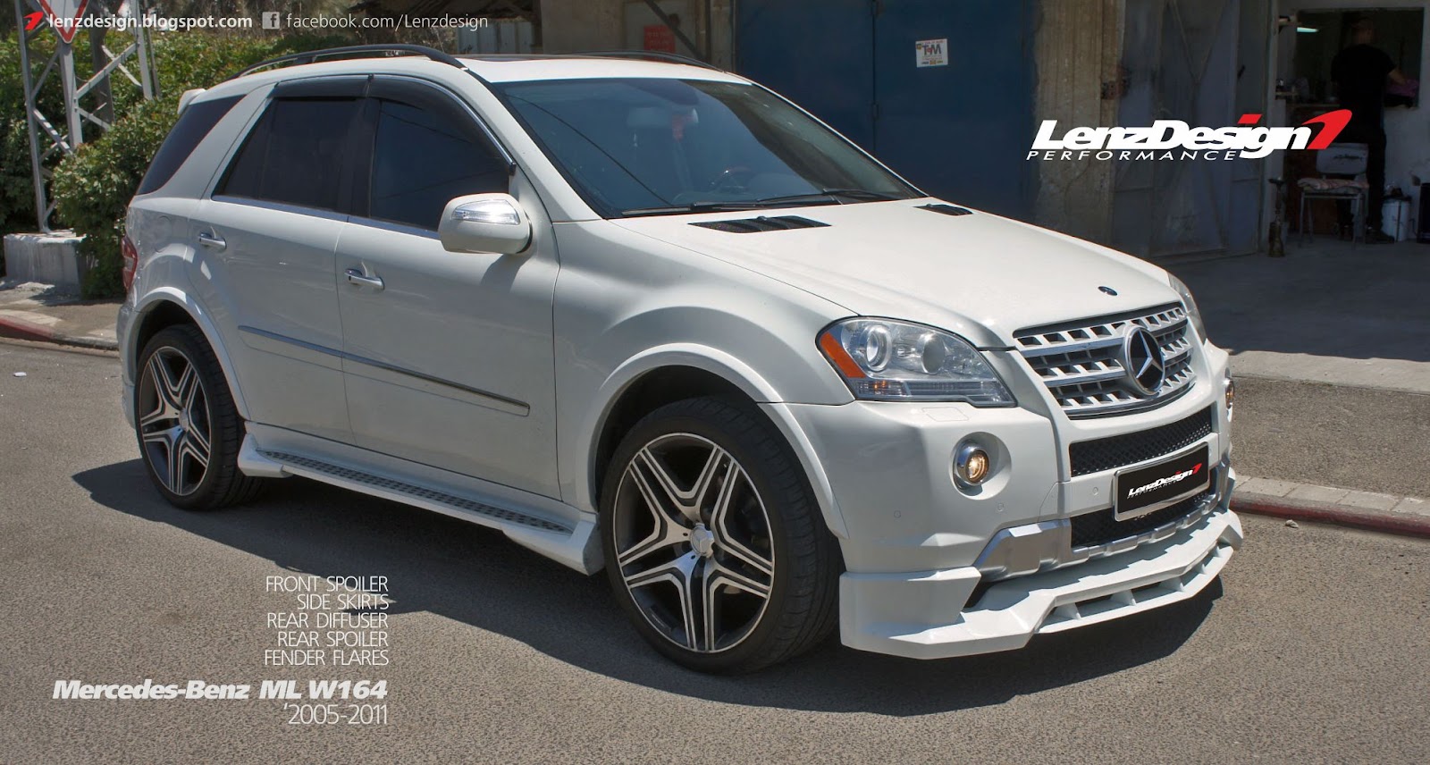 Mercedes-Benz ML W164 Lenzdesign Bodykit & Spoilers