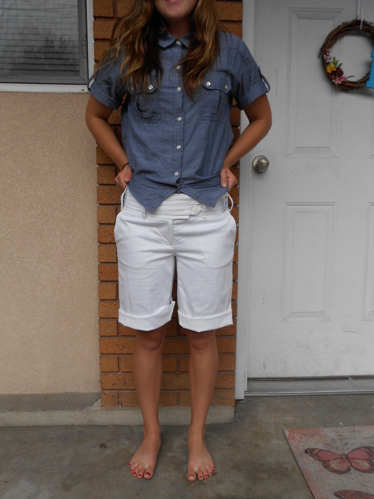 [me + you]: DIY cheap cut-off shorts