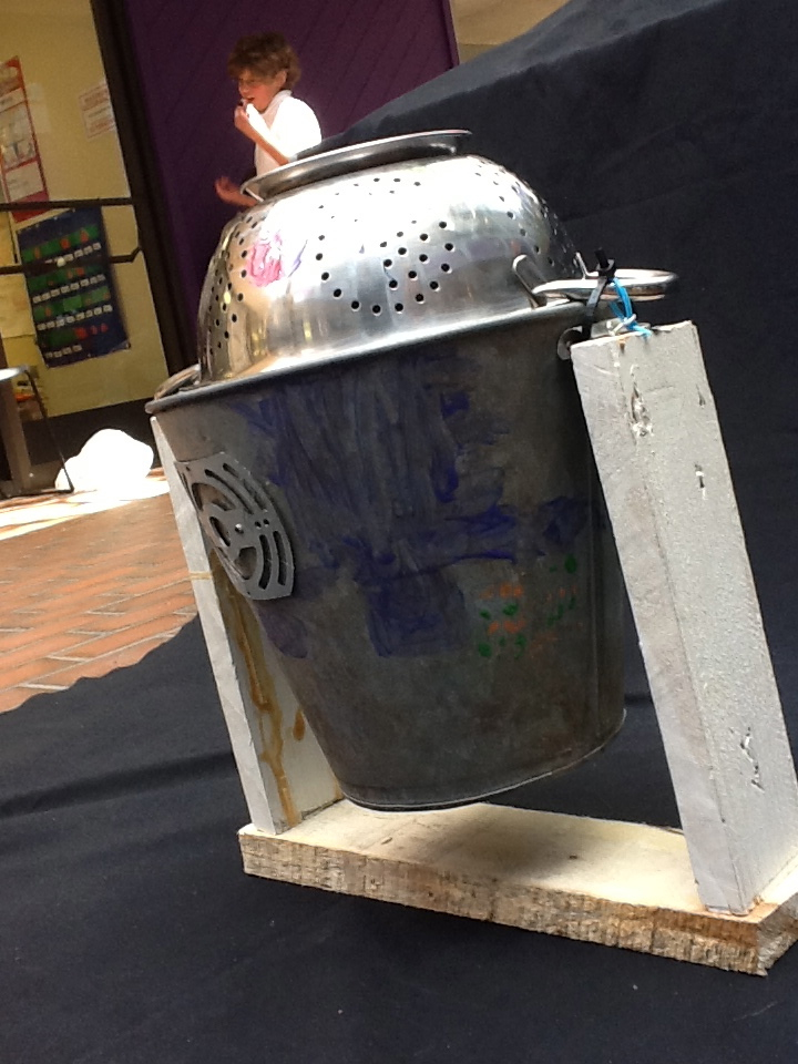 lonack signature: 4th Grade Recycled Art Project