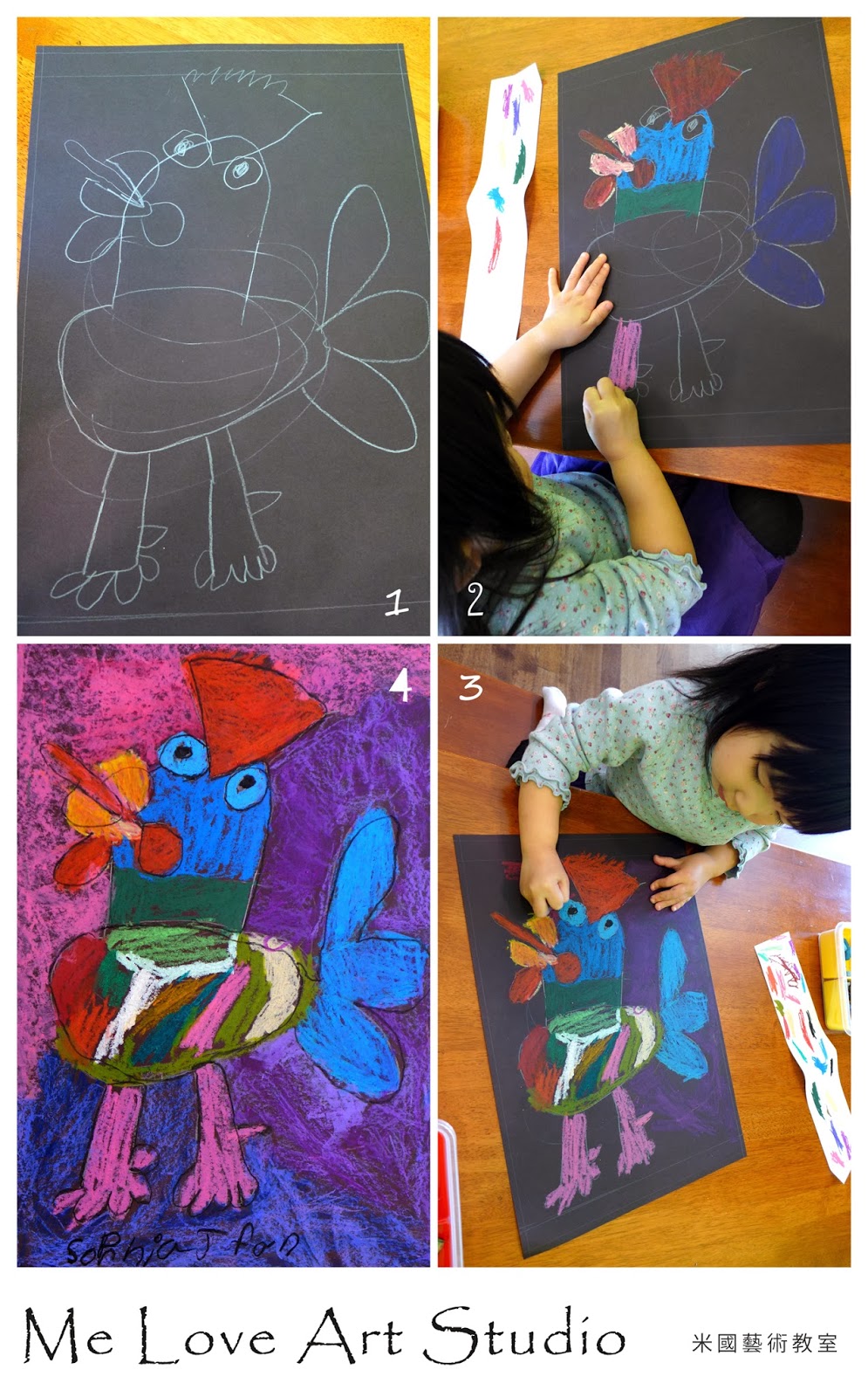 Me Love Art Studio《米國藝術》: A Rooster (Pre-K) - Learn from Pablo Picasso
