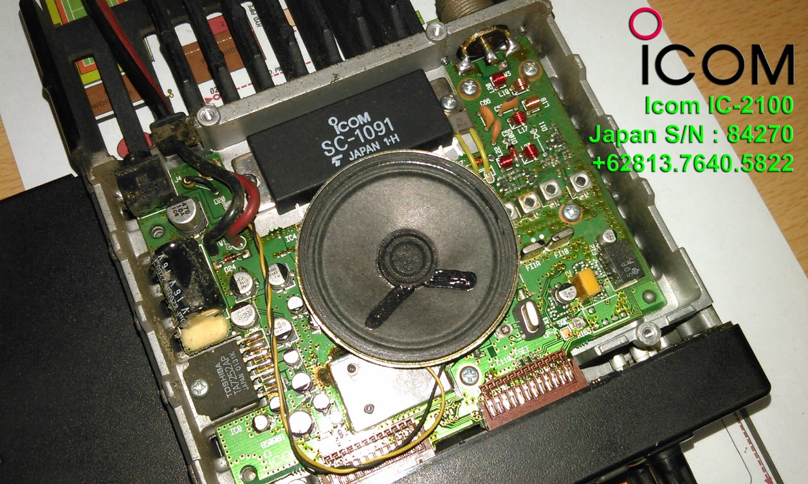 rakom-qu: Radio VHF Icom IC-2100 "SECOND Edition"