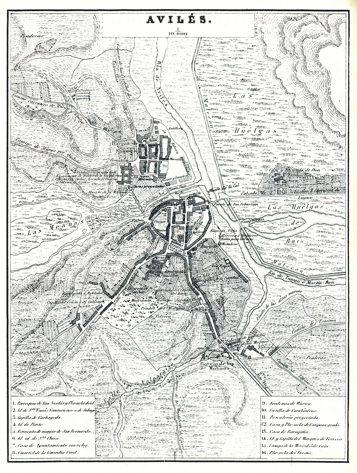 El adelantado del Casco Histórico: Avilés a mediados del siglo XIX