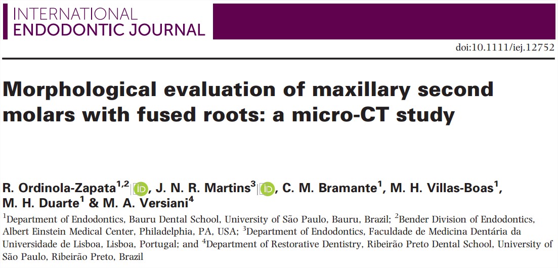 The Root Canal Anatomy Project: Fused Maxillary 2nd Molars ...