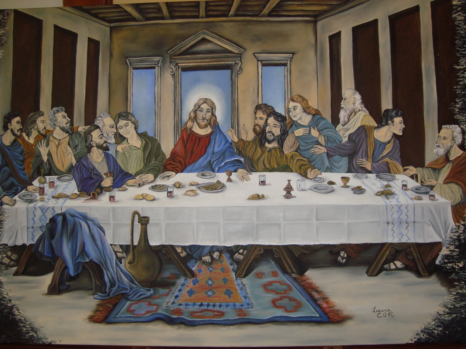 Desenho e Arte: A Santa Ceia