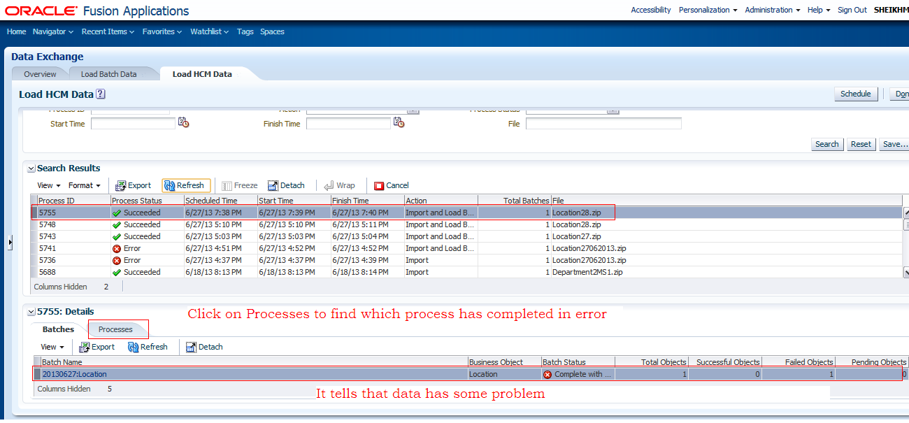 Fusion APPS Quick Start: Fusion Apps - File Based Loader Part - III