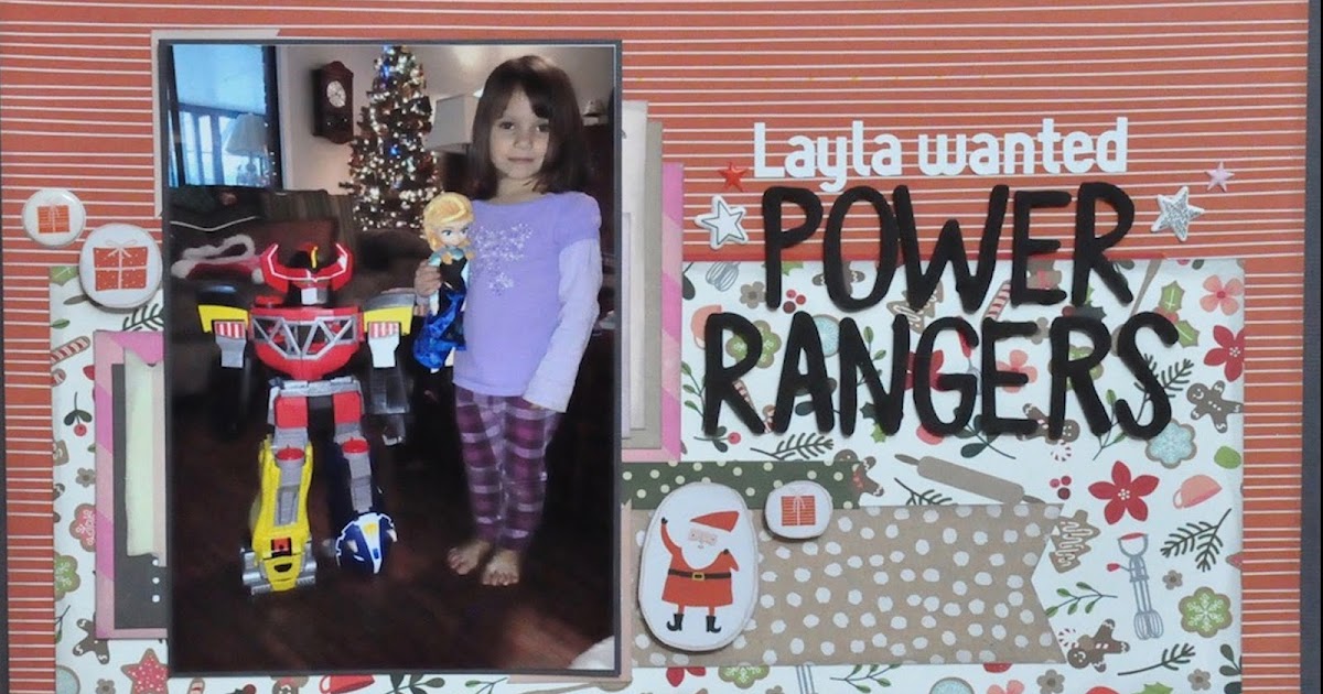 NoelMignon.com Layouts and Projects: Power Rangers: Gingerbread and ...