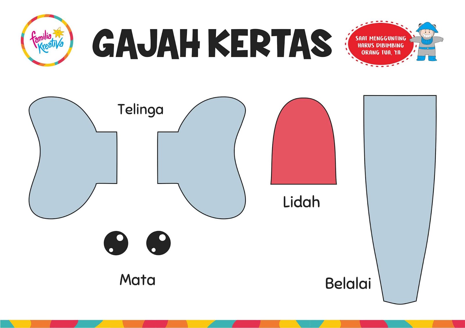 Gajah Kertas is Paper Elephant :P
