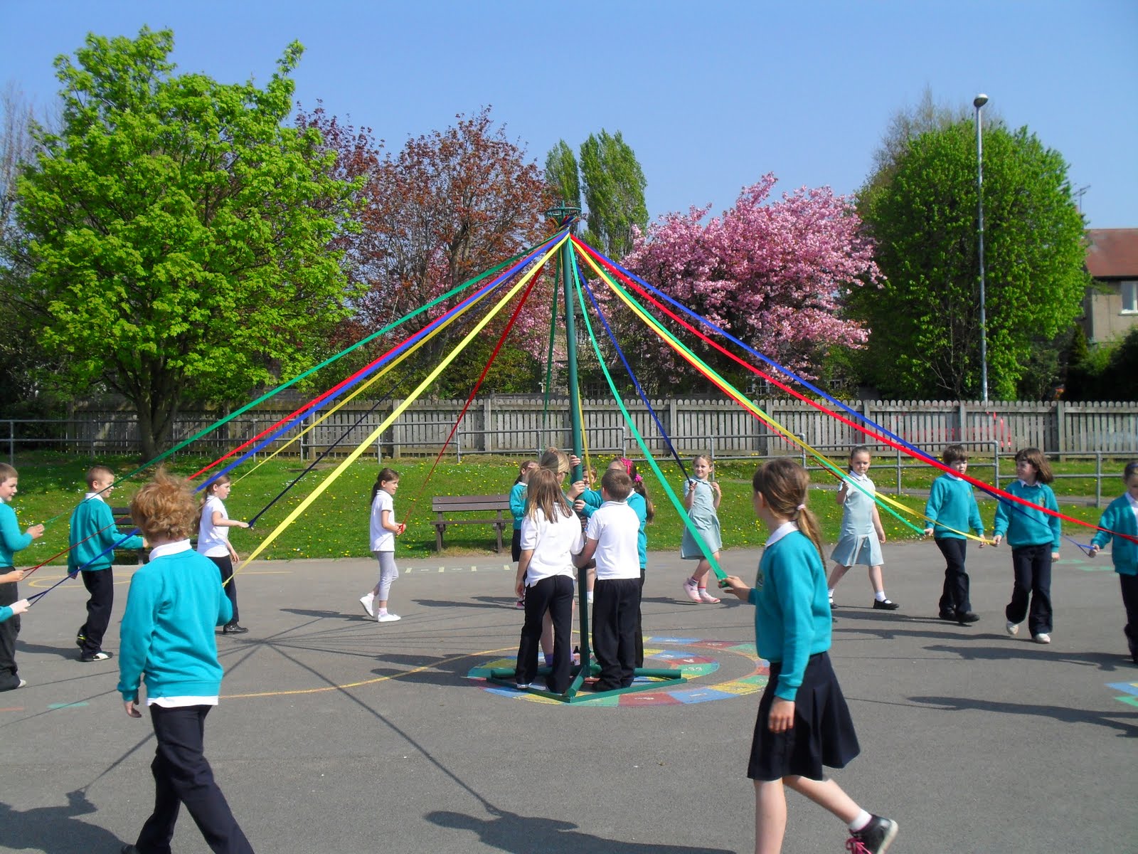 Otley Ashfield Primary School Blog: Traditional Maypole Dancing
