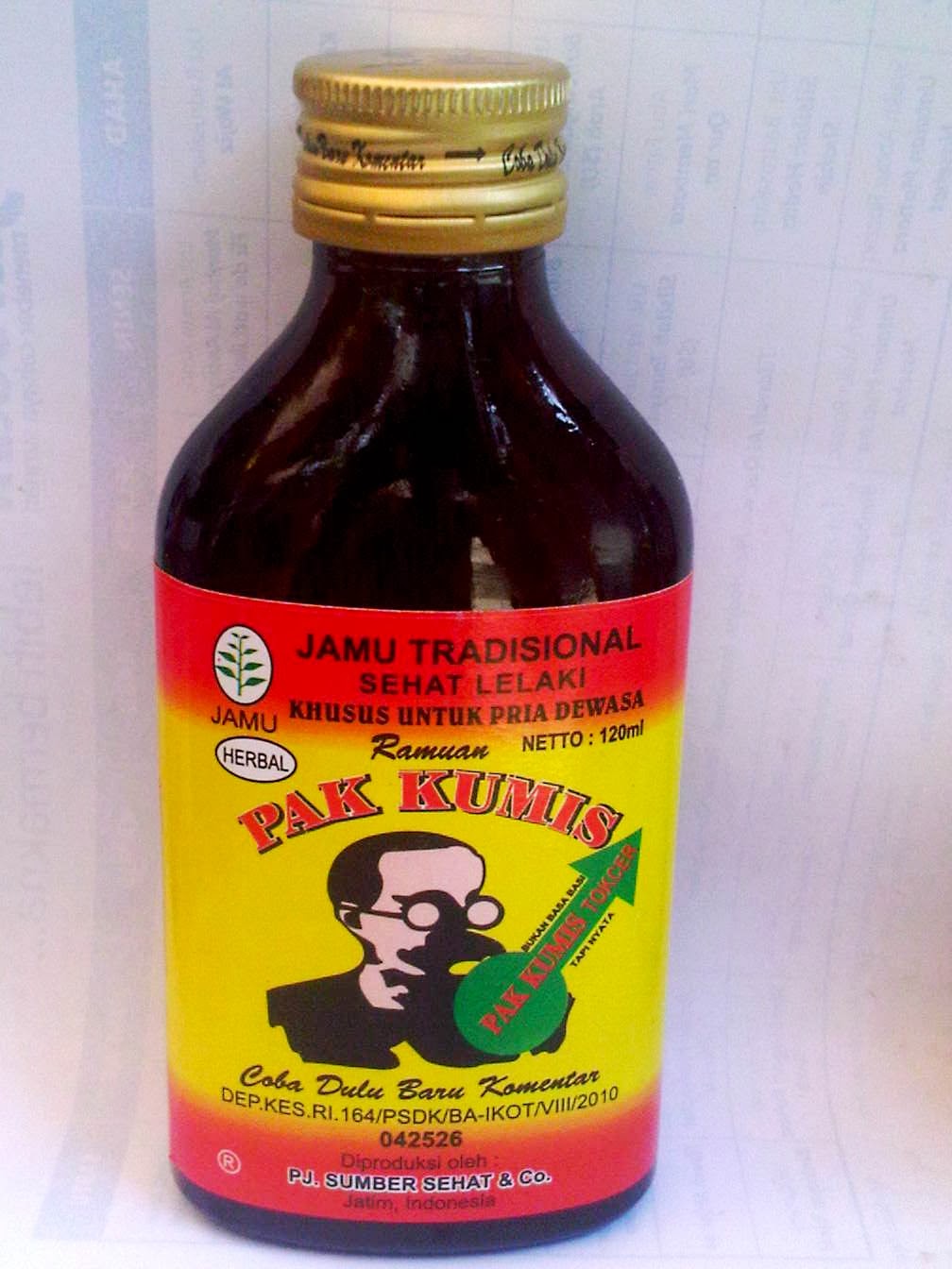 JAMU PAK KUMIS Rp. 23.500,- / BTL ~ Whatsapp 083862459127 atau 085727226215