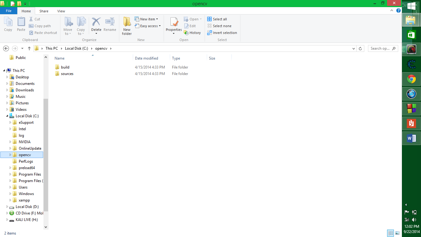Males Terbiasa Setting Opencv Pada Codeblock