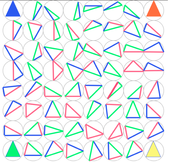 The Ramblings of The Rose: The 64 Hexagrams and their shape positions ...