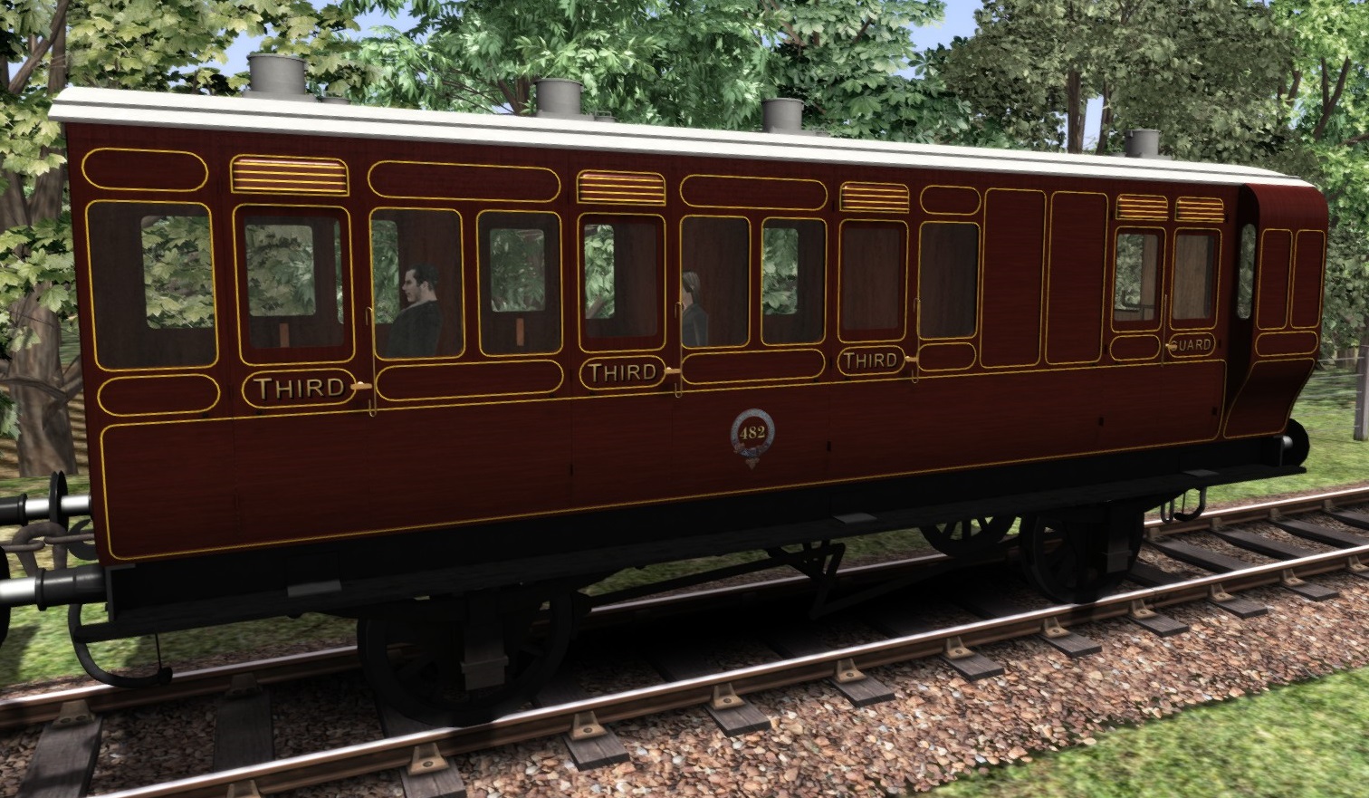 Victory Works: LB&SCR A1/A1X Terriers: Stroudley 4 Wheel Coaches
