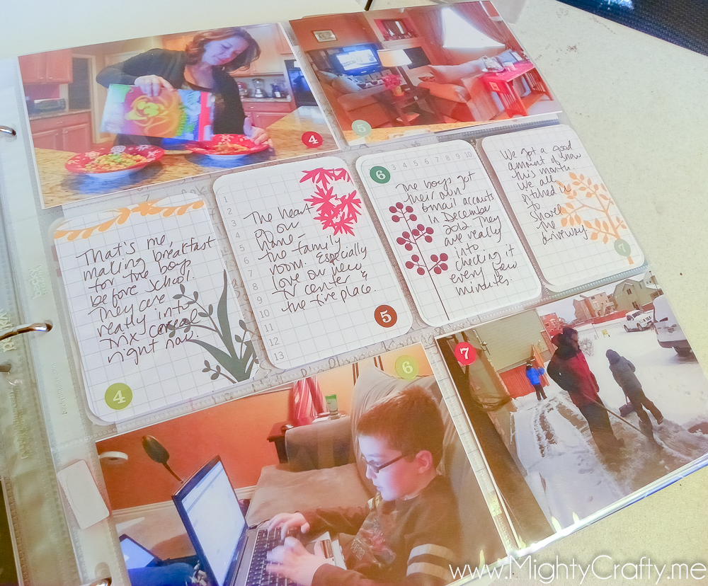 MightyCrafty: Project Life Layouts