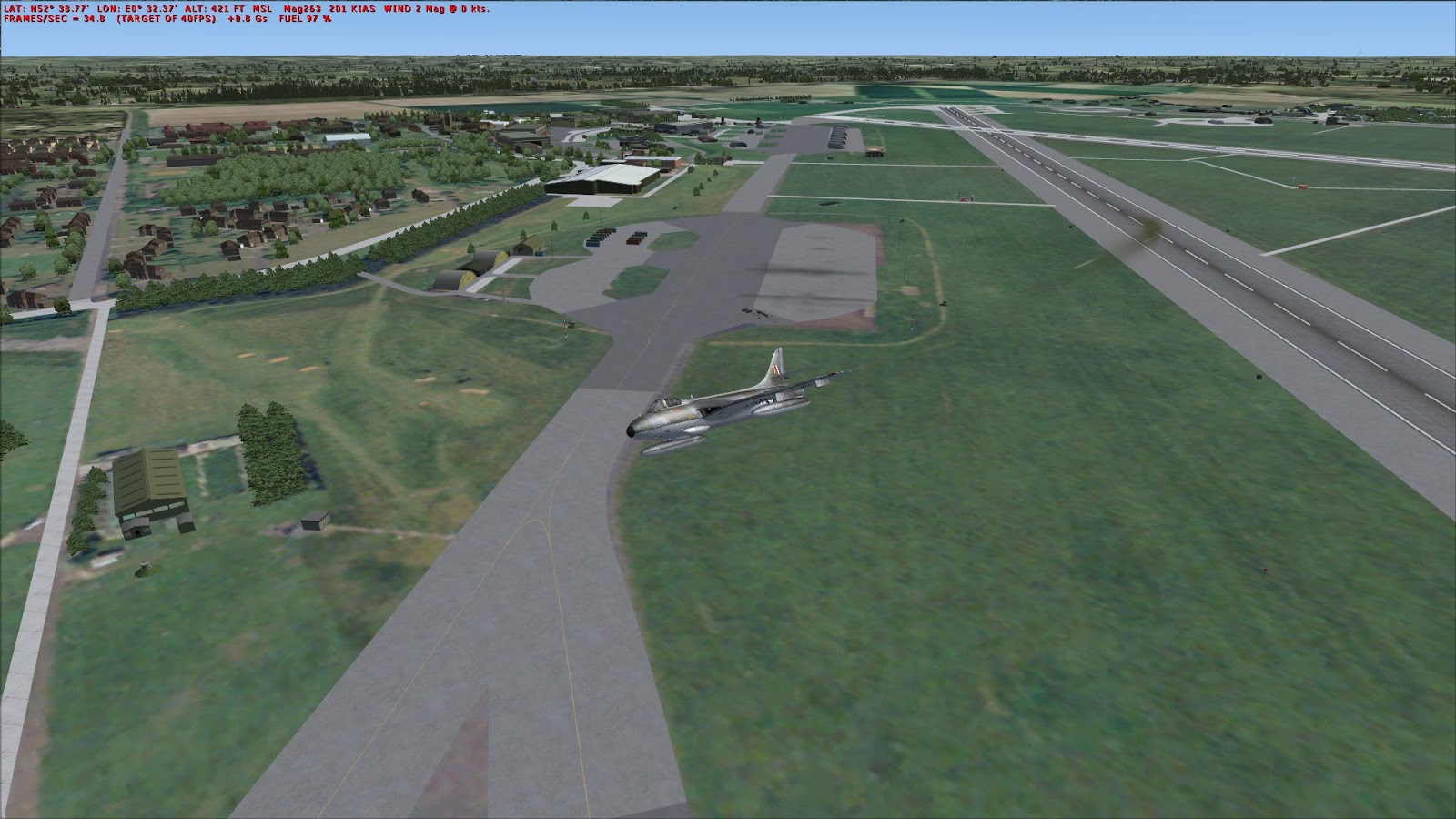 RAF Marham - English walls