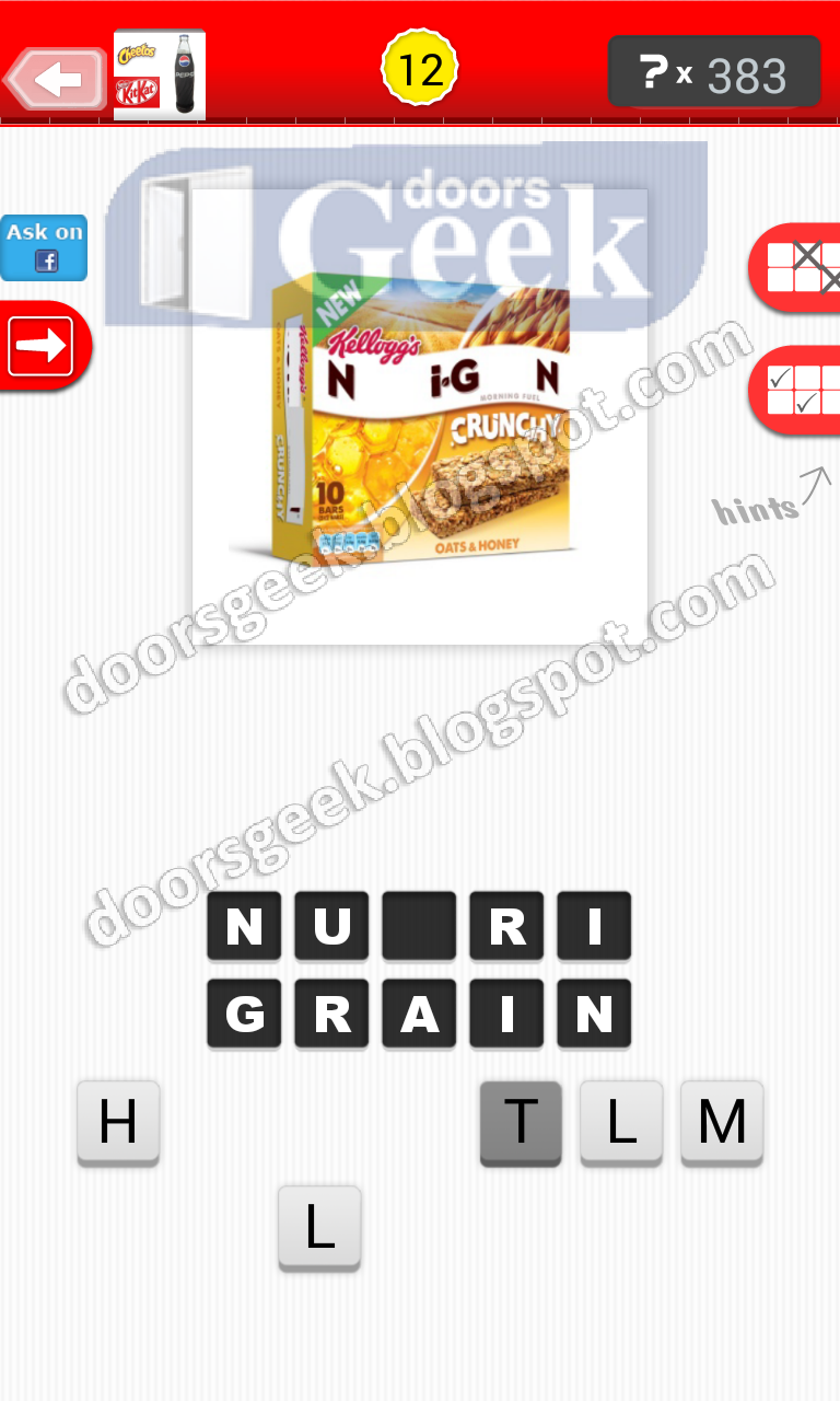 Guess The Food [Level 35-12] answer ~ Doors Geek