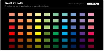 Travel by color | Elige tu viaje a través del color