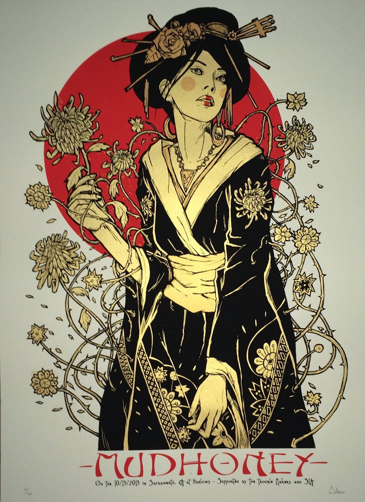 INSIDE THE ROCK POSTER FRAME BLOG: Malleus Mudhoney Sacramento Poster ...