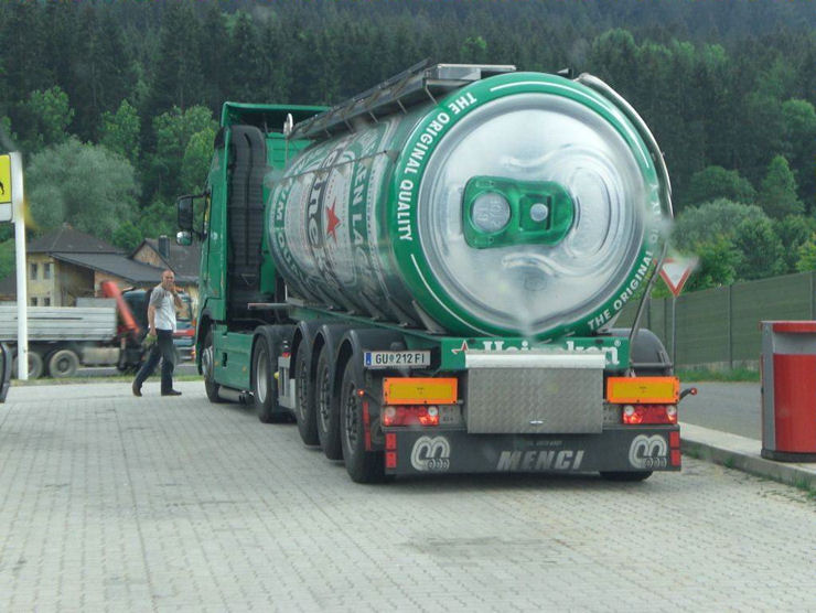 transpress nz: Heineken beer tanker