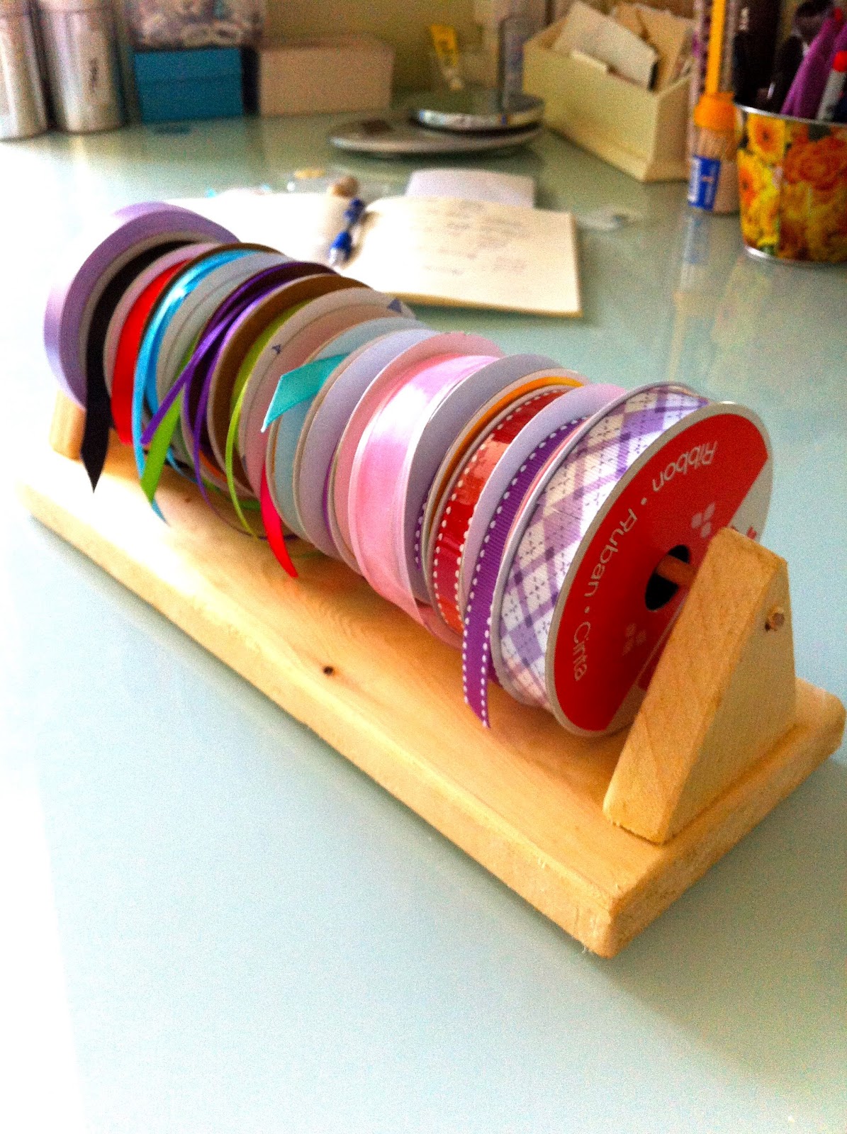 Jacaranda Designs Jewelry: A Homemade Ribbon Dispenser