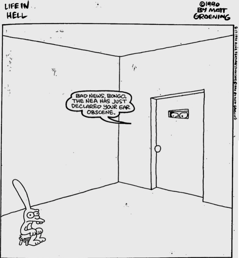 Matt Groening Life In Hell Binky